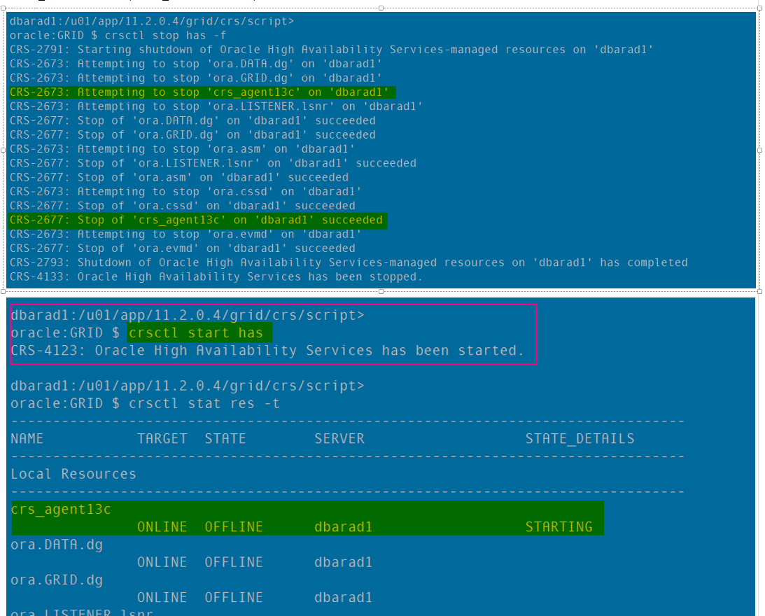 How to add OEM Agent to Oracle Grid CRS Resource? – DBADEEDS